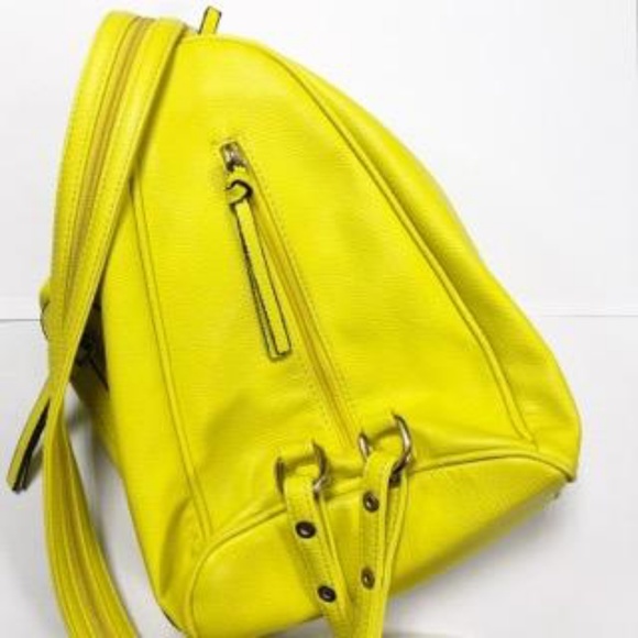 Bags | Bright Yellow Small Backpack | Poshmark